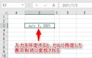 【関数】日付の表示形式を指定する（セルの書式設定/TEXT関数） - Sloth Excel